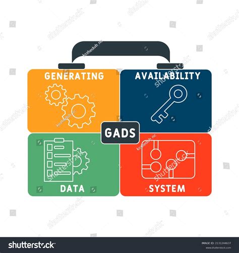 Gads Generating Availability Data System Acronym Stock Vector Royalty Free 2131244637