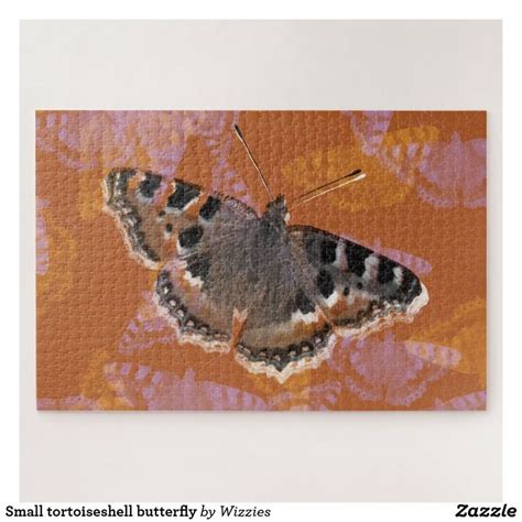 Small Tortoiseshell Butterfly Jigsaw Puzzle
