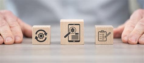Concept Of Software Testing Stock Image Image Of Block Program