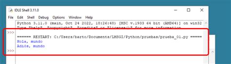 IDLE Python Bartolomé Sintes Marco mclibre org