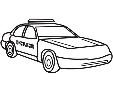 Omalovánka Policejní Auto K Vytisknutí Zdarma K Vytisknutí Zdarma