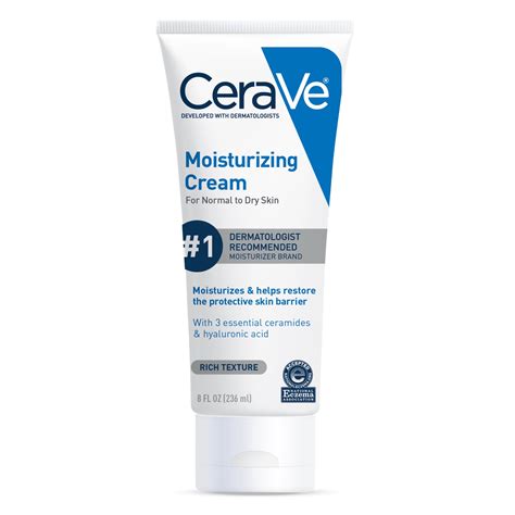 Cerave Moisturizing Cream Face Moisturizer And Body Lotion For Normal To