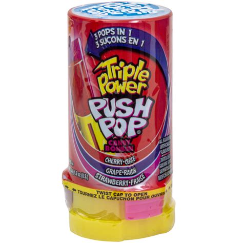 Topps Triple Power Push Pop Assorted Flavours 34 G Canadian Tire