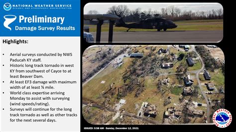 Nws On Mayfield Tornado Because It Appears This May Be Higher End Tornado Ef 4 Or Ef 5 They