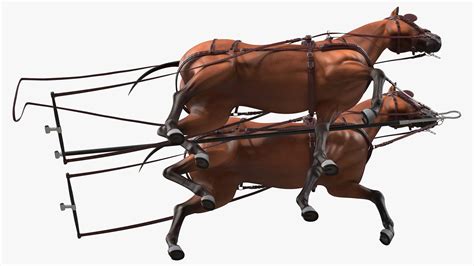 한 쌍의 유방 칼라 하네스 워킹 포즈 3d 모델 149 3ds Blend C4d Fbx Max Ma Lxo Obj Free3d