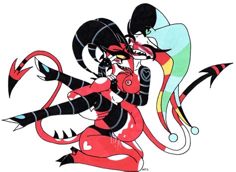 Rule 34 2demons 2girls Anthro Ass Big Butt Blitzo Helluva Boss