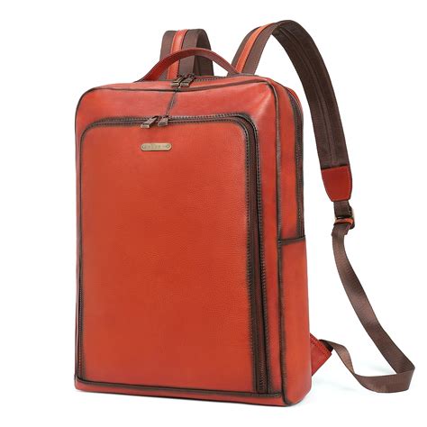 Cluci Genuine Leather Laptop Backpack For Women 156 Inch Computer Bag