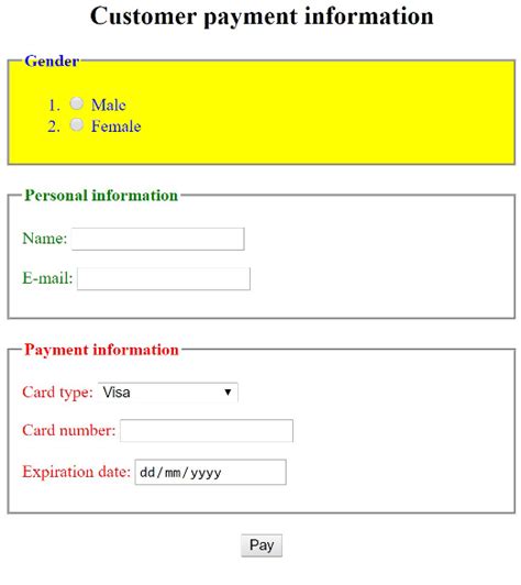 Solved Write The Appropriate Html Css Code For The Following Chegg