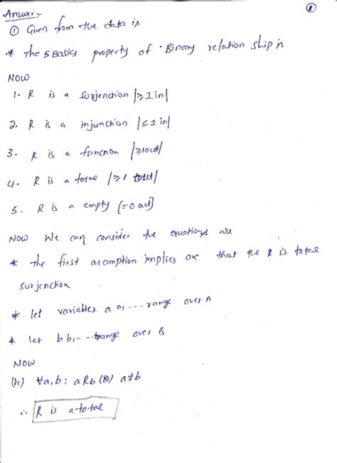 problem 4 22 five basic properties of binary relations r a b are