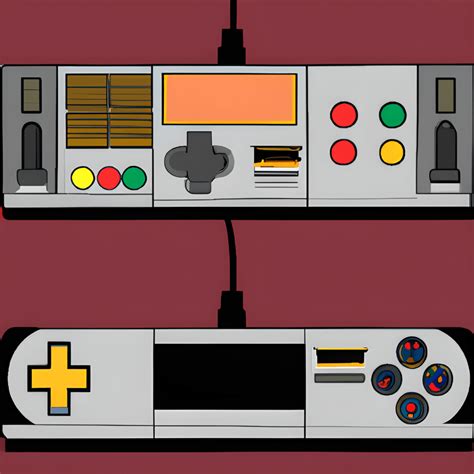 Retro Video Game Controller Graphic Creative Fabrica