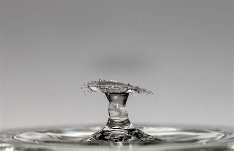 물 방울은 우산 버섯 및 크라운의 원래 모양의 형태로 튀는 순수한 맑은 물의 높이에서 떨어집니다 0명에 대한 스톡 사진 및 기타 이미지 Istock