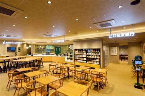 三井住友銀行成増支店が区内初の「オリーブラウンジ」に スタバも出店 板橋経済新聞