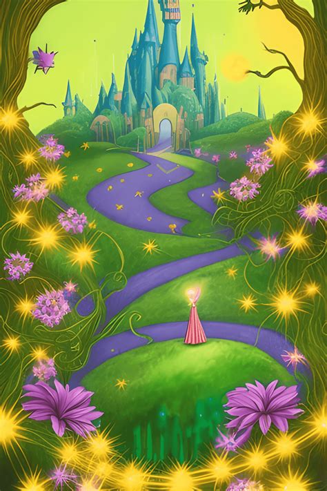 Magical Wizard Of Oz Emerald City Yellow Brick Road Wicked · Creative