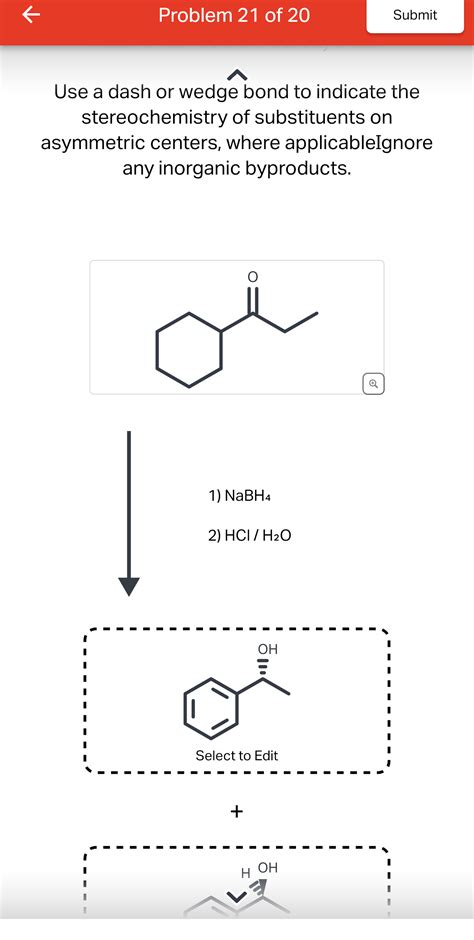 Solved Use A Dash Or Wedge Bond To Indicate Chegg Com