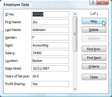 How To Add Records To An Excel Table Dummies