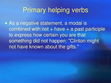 Ppt On Modal Auxiliaries Verbs Powerpoint Slides Myprivatetutor