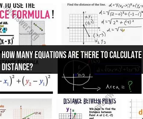 Exploring Equations For Distance Calculation A Detailed Overview