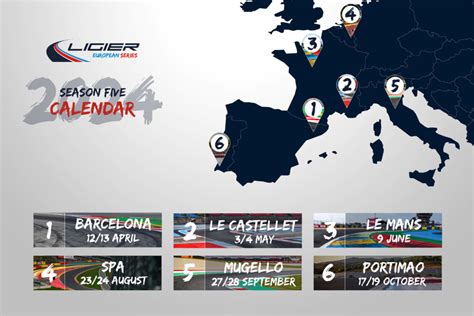 An Exceptional Calendar For Season Five Of The Ligier European Series
