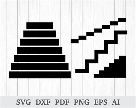 Escaleras Svg Escalera Svg Escaleras Clipart Escaleras Etsy
