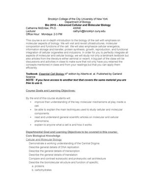 Cell Bio Lab 3 Lab Report Cell Bio Lab Lab 4 And 17 March 2023