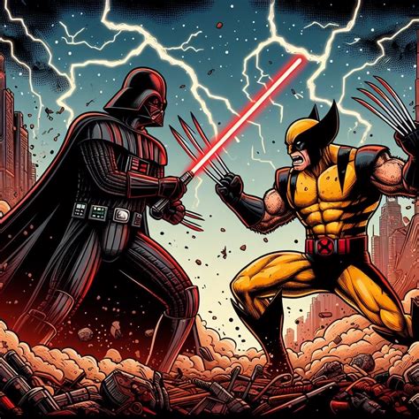 Darth Vader Vs Wolverine 3 By Steveo Hart On Deviantart