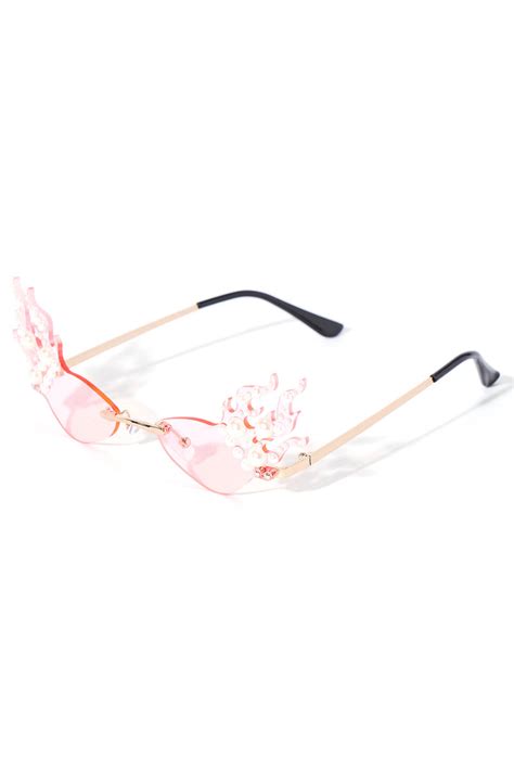 Deep Burn Sunglasses Pink Fashion Nova Sunglasses Fashion Nova