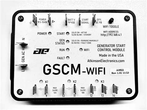 Gscm Wifi A0522 Generator Start Control Module Specialized In Temperature Controls