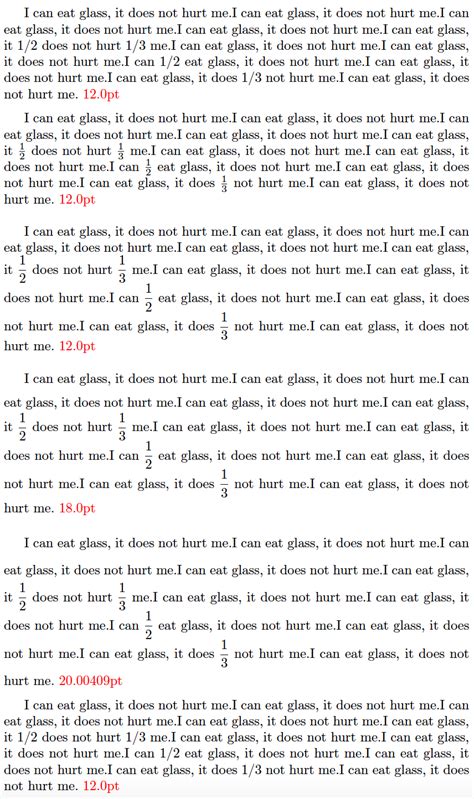Spacing Is Exists Elegant Solution To Automatically Change The Space If Dfrac Appeared In