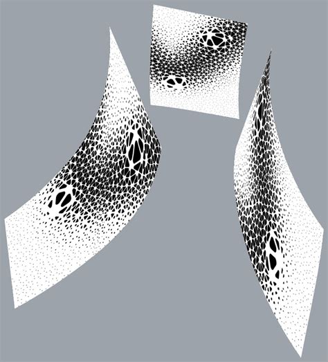attractor point on a curved poly surface outward descending gradient
