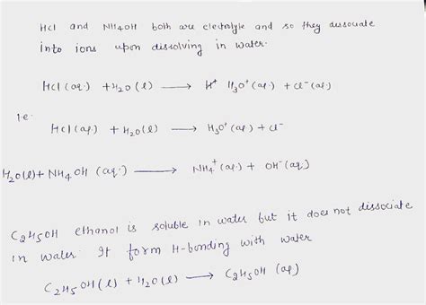[solved] 1 Write An Equation For The Dissolution Of The Given
