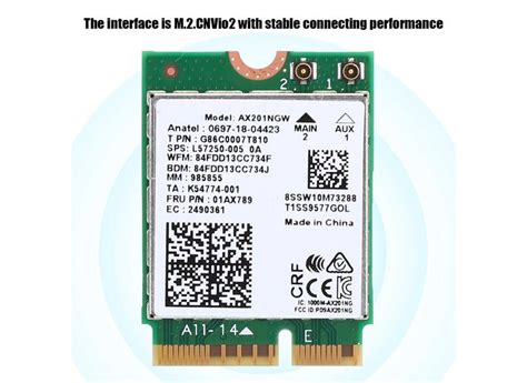 Placa De Rede Sem Fio Wifi Placa De Rede Para Intel Ax Ngw Wifi Gigabit M M Cnvio