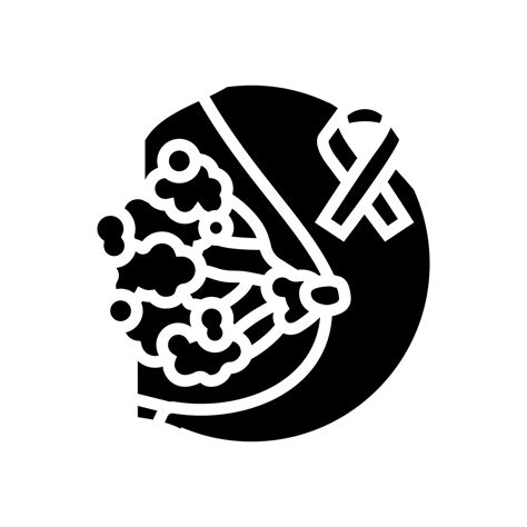 Lobular Breast Cancer Glyph Icon Vector Illustration 22789964 Vector