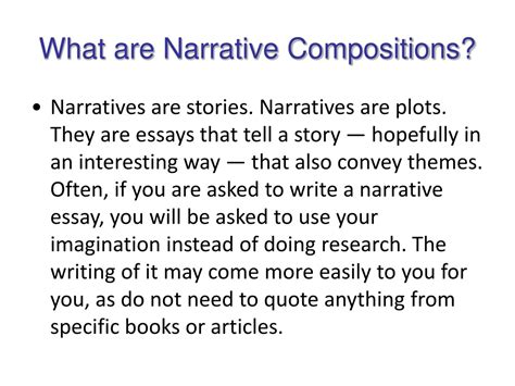 PPT Narrative Compositions PowerPoint Presentation Free Download ID 9354090