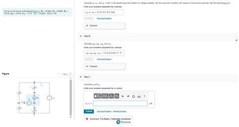 solved calculate ib ic and ie note in the double