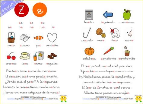 Jugando Y Aprendiendo Juntos Aprendo A Leer Y A Escribir La Z