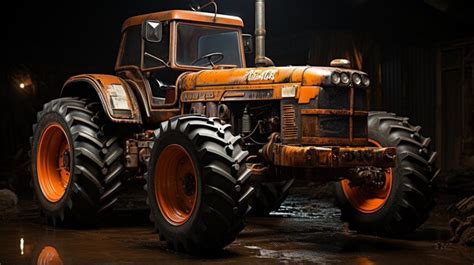 Premium Ai Image Old Rusty Engine In The Forest