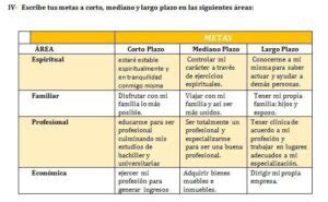 Ejemplos De Metas Laborales A Corto Mediano Y Largo Plazo