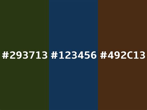Hex 123456 Color Hex 123456 Color