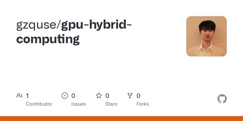 Github Gzqusegpu Hybrid Computing