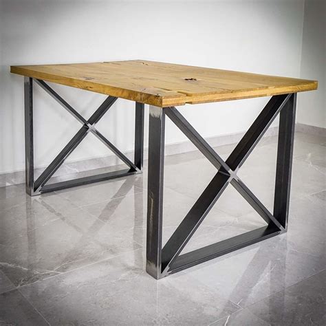 Metal Table Leg Kwadrox Lacquered Steel