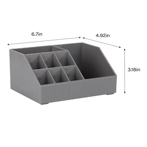 Stackable Desktop Organizer Grey