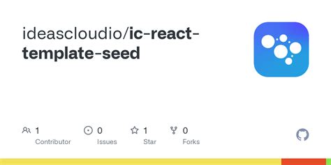 GitHub Ideascloudio Ic React Template Seed