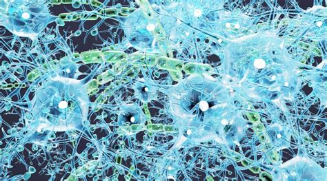 D Render Of Neural Network Stock Illustration Illustration Of Body Nucleus