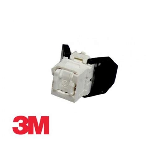 3M CORNING RJ45 Jack FQ100031241 K6 Cat 6 UTP White I O Giga ComputerZ