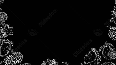 Ppt手繪水果背景素材免費下載 Slidesdocs