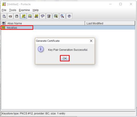 32 Keystore Generator Tool Generatekey