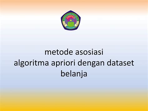 Metode Asosiasi Dalam Progdi Sistem Informasi Pptx