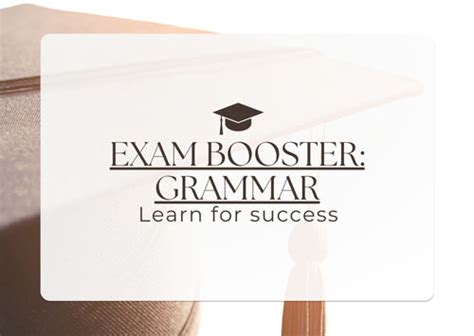 Exam Booster: Grammar – EnglishFastPass