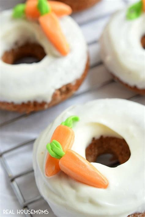 Baked Carrot Cake Donuts Real Housemoms