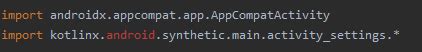 unresolved reference android in android studio, kotlin - Stack Overflow